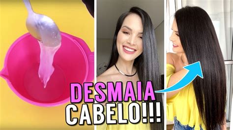 HIDRATAÇÃO CASEIRA DESMAIA CABELO DE TAPIOCA PARA CABELOS SECOS