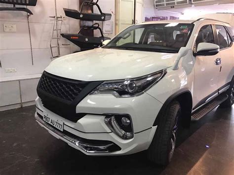 Customised Toyota Fortuner Looks Sporty And Aggressive