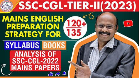SSC CGL ENGLISH MAINS PREPARATION STRATEGY YouTube