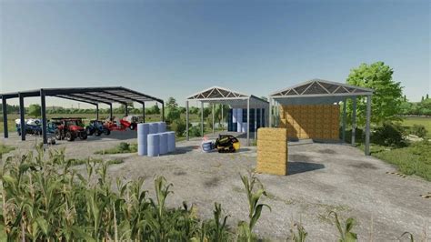 Steel Object Storage Sheds V1 0 FS22 Mod Farming Simulator 22 Mod