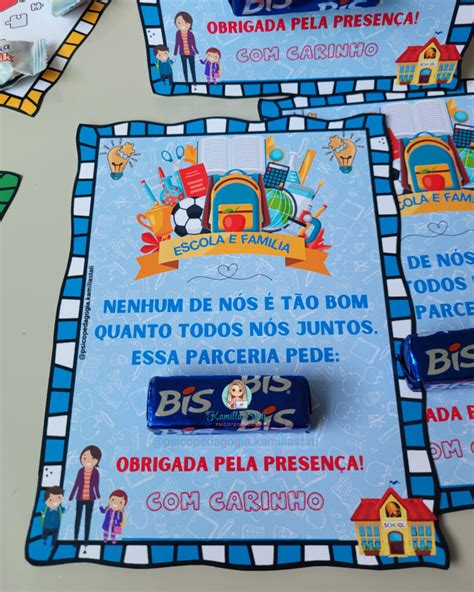 Cart Es Para Reuni O De Pais Psicopedagoga Kamilla Stati