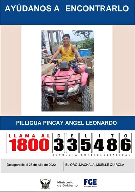 Polic A Ecuador On Twitter Ay Danos A Encontrarlo Ngel Leonardo