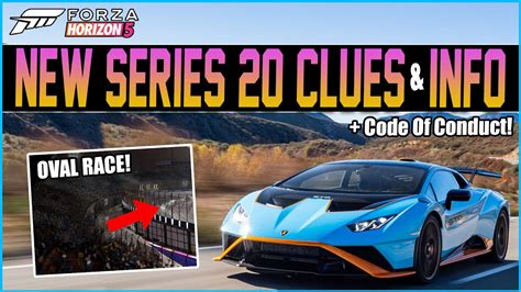 Forza Horizon 5 NEW Series 20 Clues Oval Race STO Confirmed