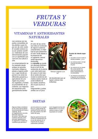 Frutas Y Verduras PDF