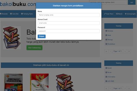 contoh web perpustakaan dengan php dan mysql gratis