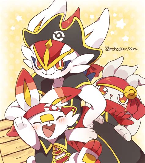 Scorbunny Cinderace Raboot And Cinderace Pokemon And 1 More Drawn