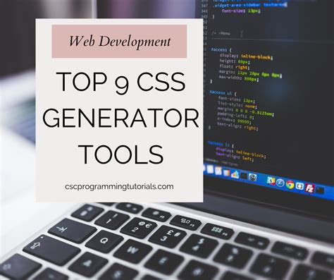 Top 9 CSS Generator Tools