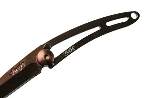 Deejo Naked 15g Copper Finish7NH000004 Pocket Knife Advantageously