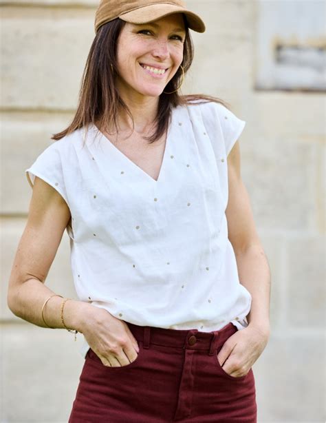 Declic Blouse Sewing Pattern Printable PDF Version With Free Sew Along