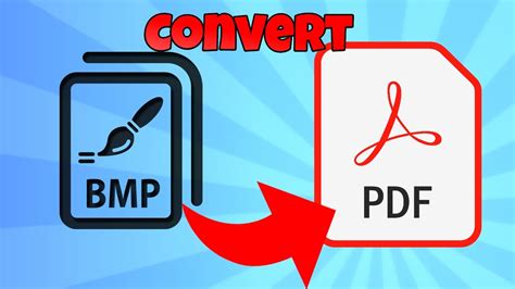 how to convert bmp file to pdf youtube