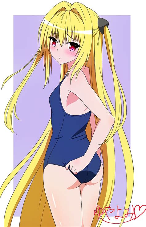Hd Wallpaper Golden Darkness To Love Ru Anime Anime Girls Long Hair Wallpaper Flare