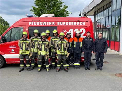 Abschluss Des MTA Basismoduls Freiwillige Feuerwehr Burgebrach