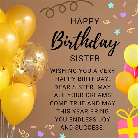 Heart Touching Birthday Wishes For Sister Also Get The Best Wishes