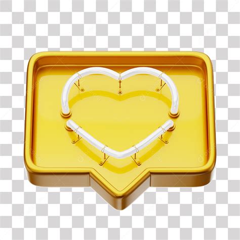 Emoji De Curtida Amarelo Cora O Branco De Led Elemento D Para