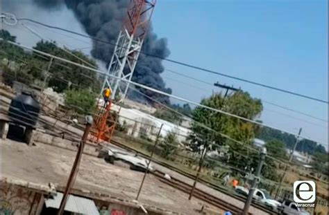 Incendio en bodega de aceite en Las Vigas esto pasó e veracruz mx