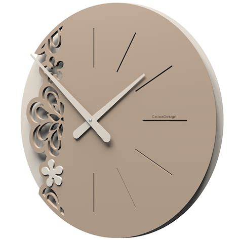 Callea Design Orologio Da Parete Grande In Legno Merletto
