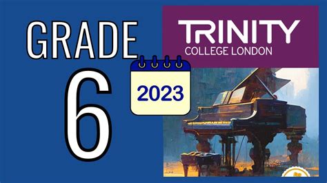 TRINITY Grade 6 Piano 2023 Piano Exam Pieces From 2023 YouTube
