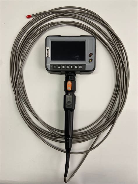Flexible Industrial Borescope Inspection Camera With Inch Display