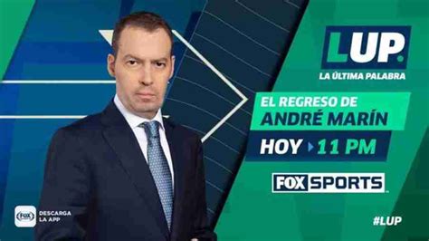 André Marín reapareció en el programa de la Última Palabra