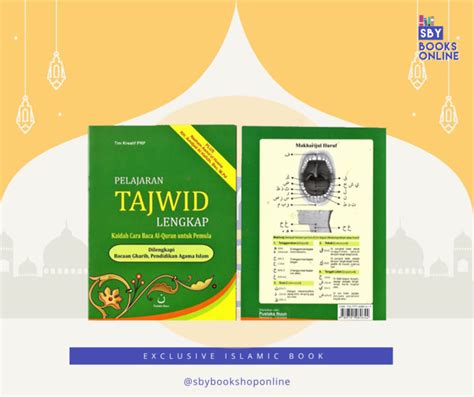 Buku Pelajaran Tajwid Lengkap Pustaka Nuun Kaidah Cara Baca Al Quran