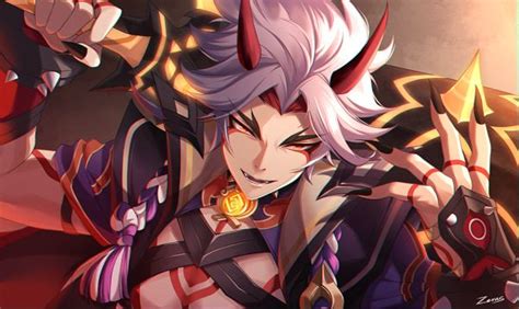Arataki Itto Genshin Impact Image By Pixiv Id