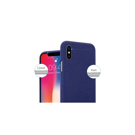 iPhone X XS silikondeksel case blå Elkjøp