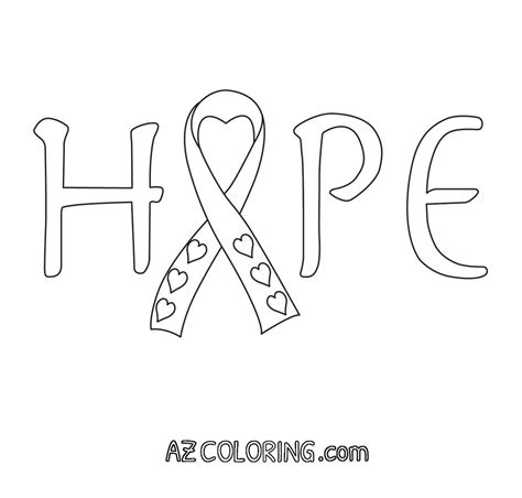 Breast Cancer Awareness Coloring Page Coloring Home