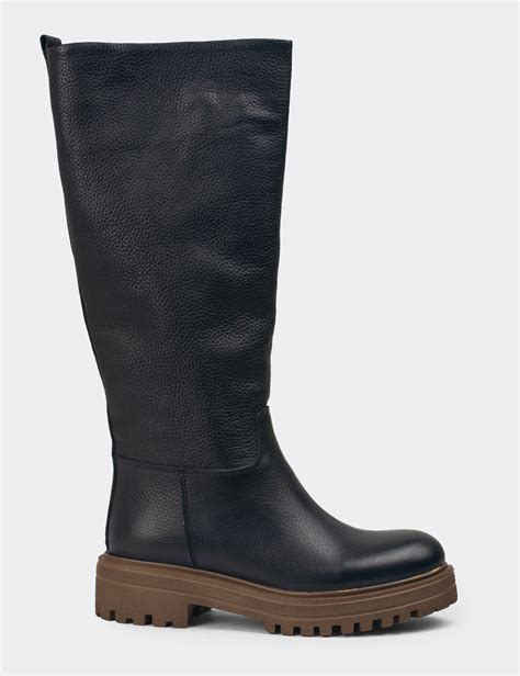 Hakiki Deri Lacivert Sneaker Erkek Ayakkabı 00750MLCVE01 Deery