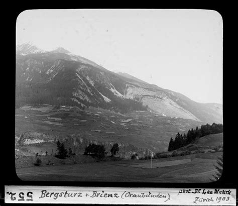 Bergsturz von Brienz Graubünden ETH Bibliothek Crowdsourcing