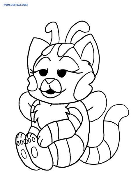 Coloriages Poppy Playtime Dessins à imprimer wonder day