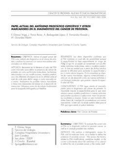 MARCADORES EN EL DIAGNÓSTICO DEL CÁNCER marcadores en el diagn 211