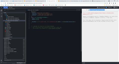 Angular Material Demos In Stackblitz Are Broken Issue 43069