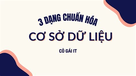 Csdl Ptit D Ng Chu N H A Nf Nf Nf Youtube