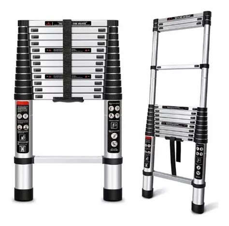 Escalera Telescópica 3 8m Plegable Boweiti MercadoLibre