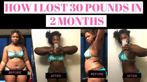 HOW I LOST 30 POUNDS IN 2 MONTHS WEIGHT LOSS JOURNEY 2018 YouTube