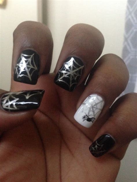 Spider Web Nail Art Nail Art Nails Finger