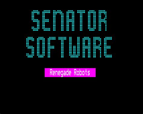 Renegade Robots Forum Mobygames