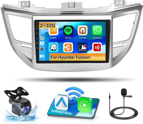 Amazon Roinvou Estéreo Android CarPlay 2 32G para Hyundai Tucson