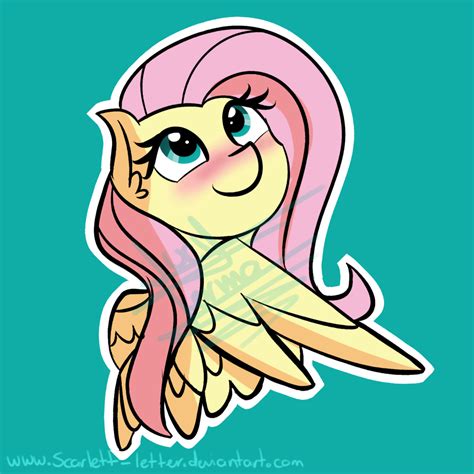 1403857 Safe Artist Scarlett Letter Fluttershy Pegasus Pony G4