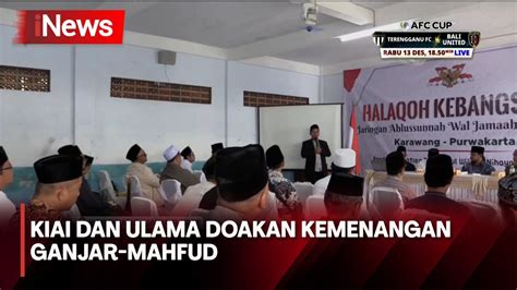Puluhan Kiai Ulama Di Jabar Doakan Kemenangan Bagi Pasangan Ganjar