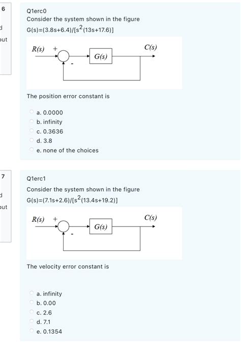 Solved Q1erc0 Consider The System Shown In The Figure Chegg