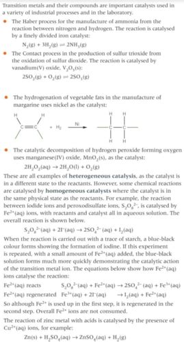 Transition Elements Mr Lawrence Flashcards Quizlet