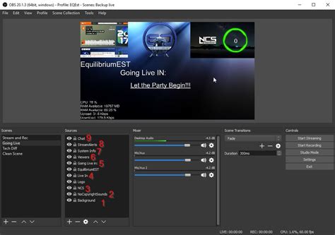 Twitch Stream Scenes For OBS How To Use OBS Studio Software