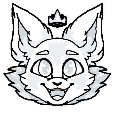 Furry Head Base Drawing
