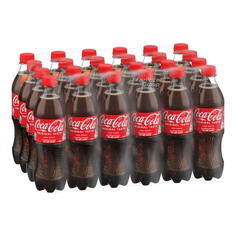Coca Cola Original Taste Less Sugar Case NTUC FairPrice
