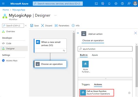 call azure functions from workflows azure logic apps microsoft learn
