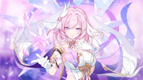 Elysia Herrscher de lHumanité Wallpaper PC et Mobile officiel Honkai