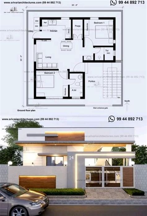 Plantas de casas térreas 80 projetos e ideias para 2023 Artofit