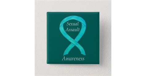 Sexual Assault Awareness Custom Ribbon Pin