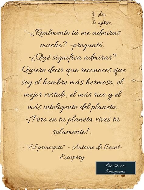 Da Ar Brillante Vatio Mejores Frases Del Libro El Principito Insulto
